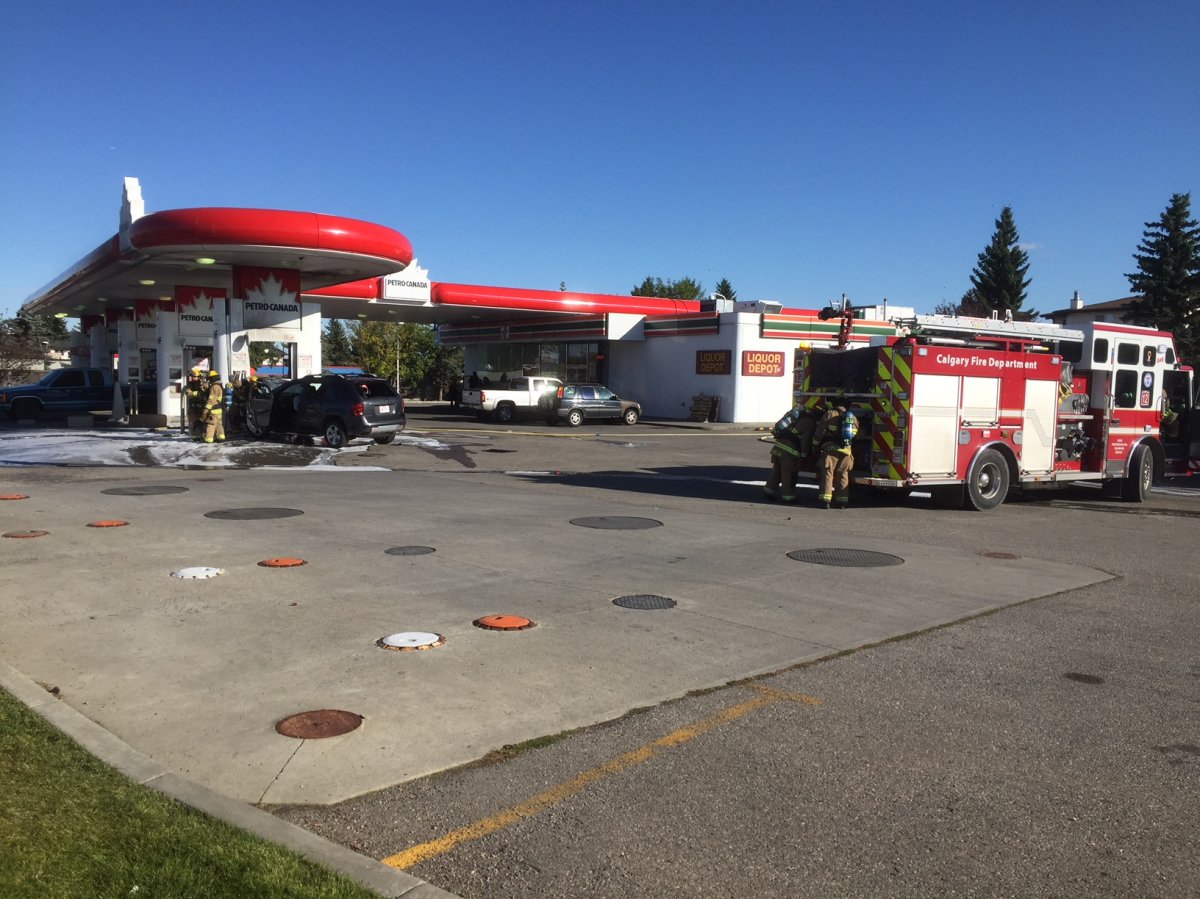 Crews respond to explosion at southeast Calgary gas station after SUV ...