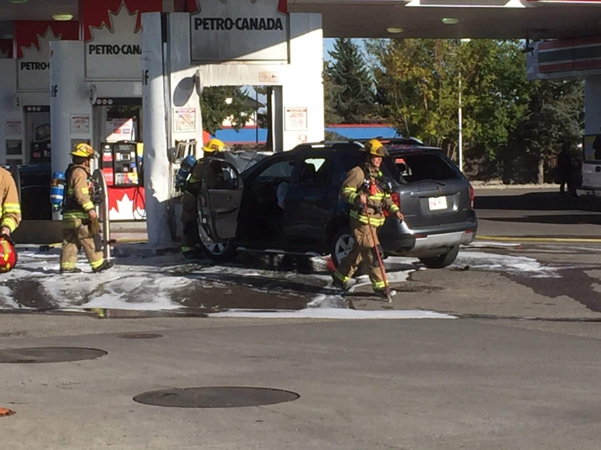 Crews respond to explosion at southeast Calgary gas station after SUV ...