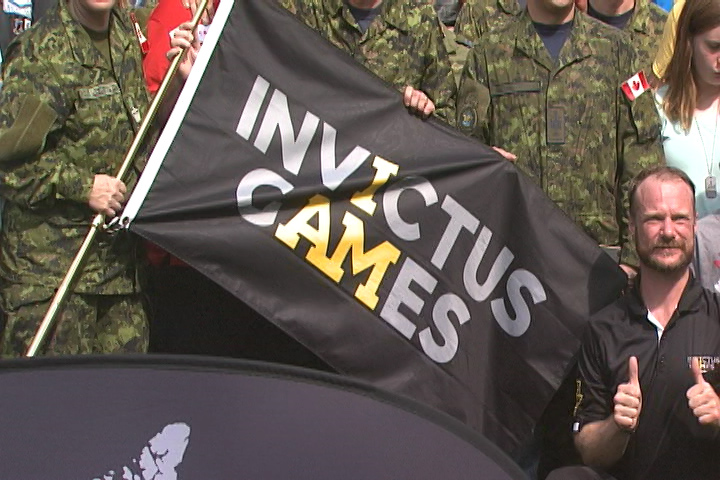 Invictus Games flag passes through Trenton - Kingston | Globalnews.ca