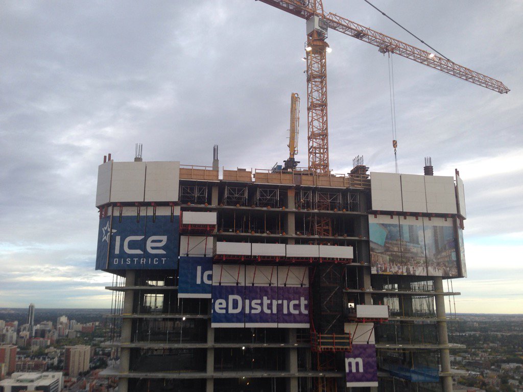 ICE District construction update: downtown Edmonton towers take shape ...