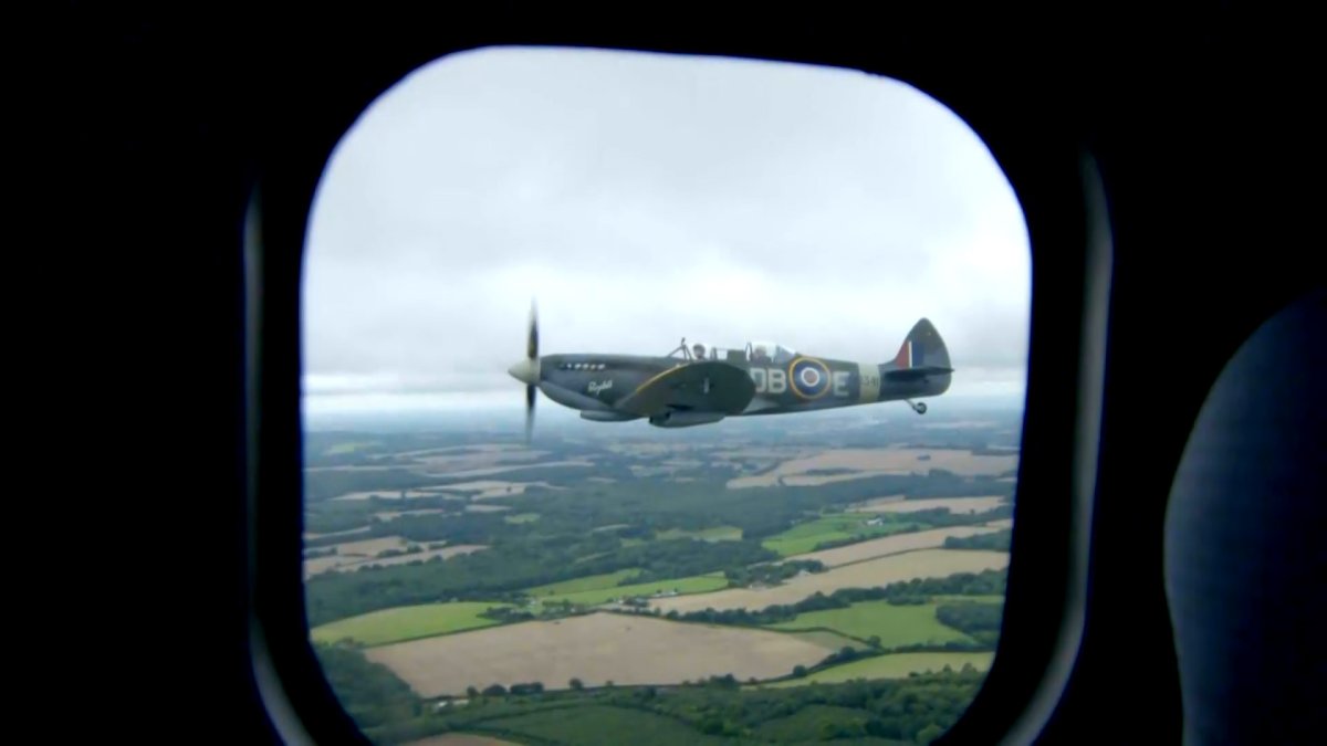 IN PHOTOS: Spitfire plane shot down in 1944 restored and flying once ...