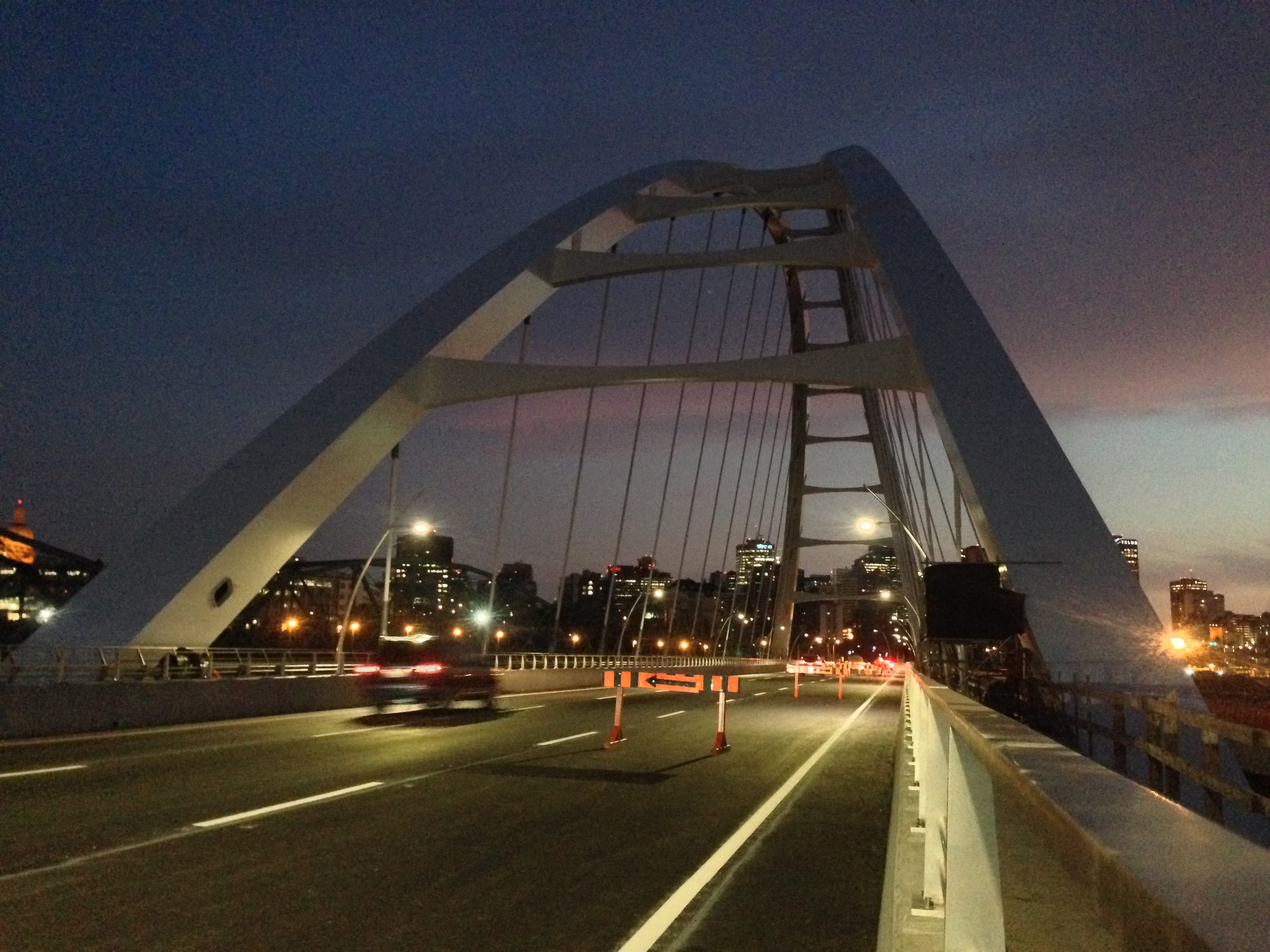 Edmonton’s new Walterdale Bridge opens to traffic Monday morning ...