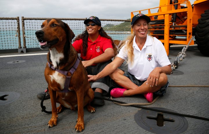 Women rescued after 5 months lost at sea finally set foot on ground ...