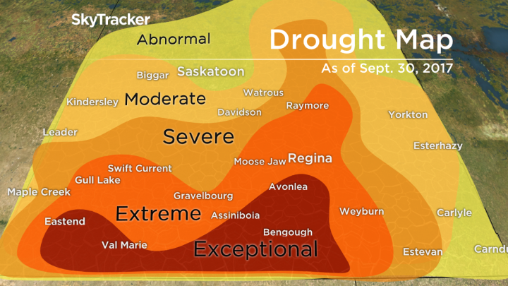 Southern Saskatchewan in drought for almost a year | Globalnews.ca