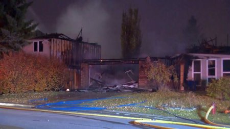 Cat saved after flames engulf Airdrie house in Wednesday morning fire ...