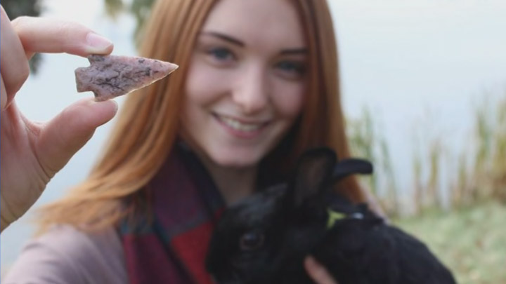 Pet rabbit digs up ancient arrowhead near Prince Albert, Sask ...