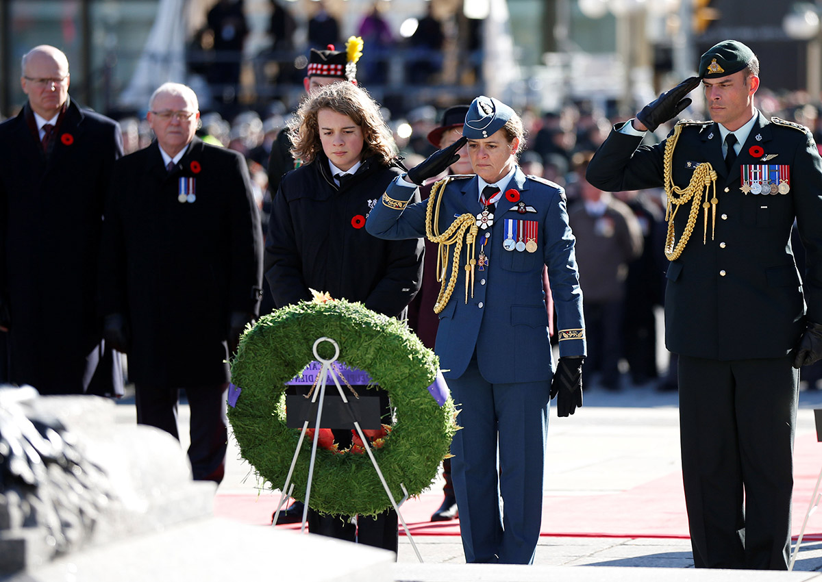 In photos: Remembrance Day around the globe - National | Globalnews.ca