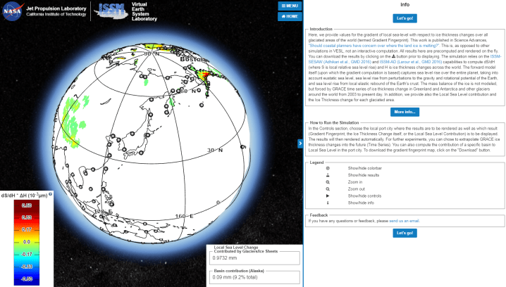 NASA tool shows how rising sea levels will affect New York, London ...