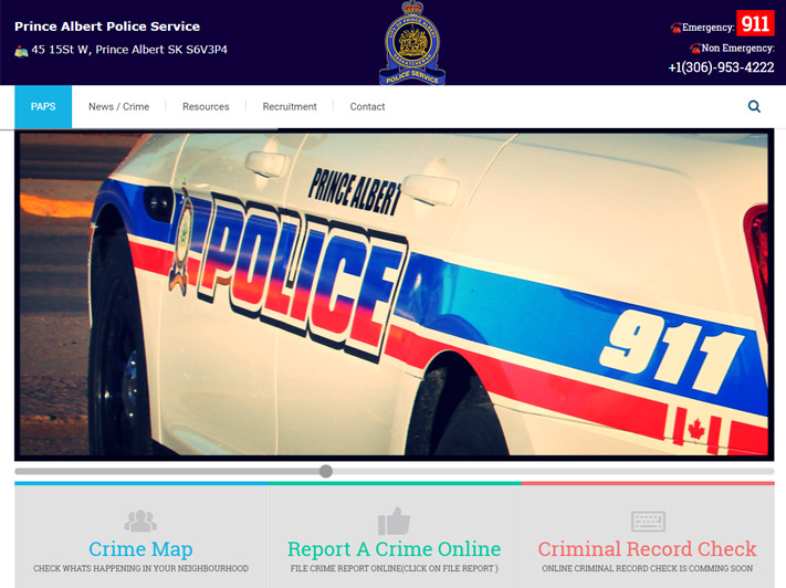 Prince Albert Police Service launches new website | Globalnews.ca