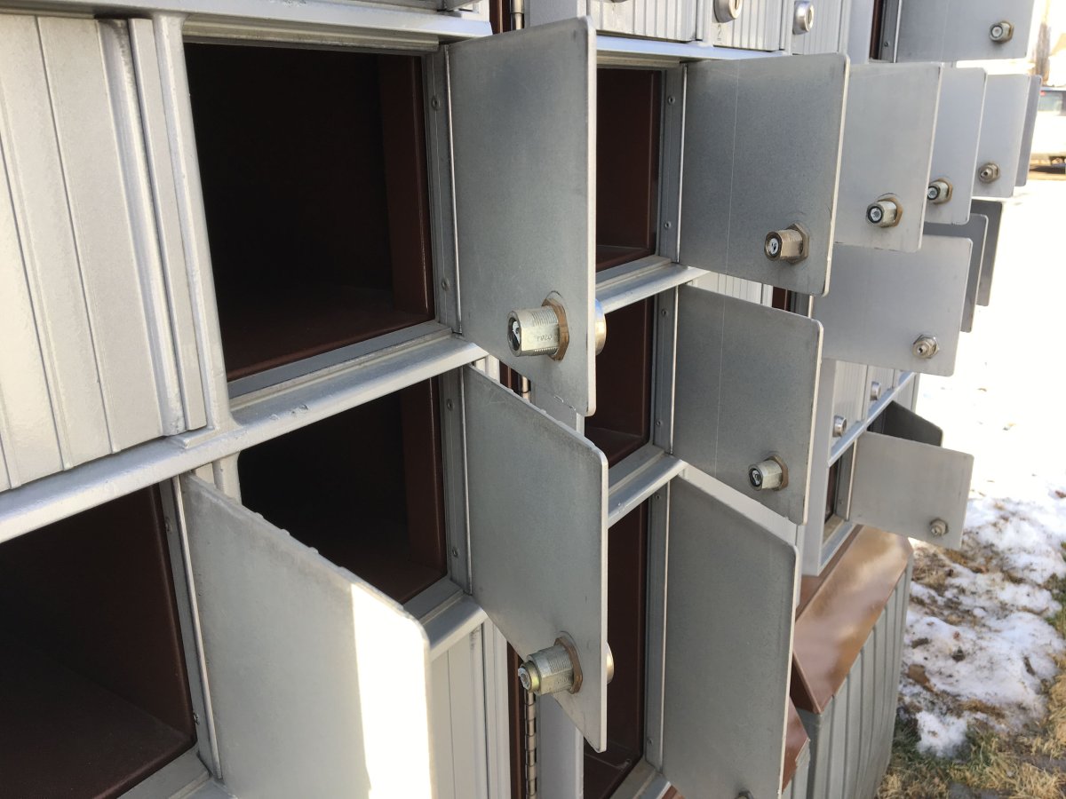Block of mailboxes in south Edmonton busted open - Edmonton | Globalnews.ca
