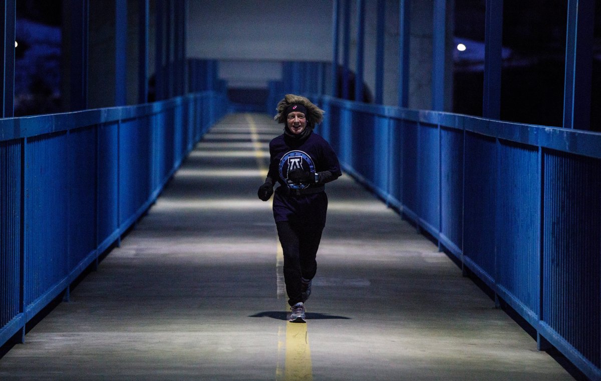 Rachel Notley seen running in Argos jersey after losing bet with ...
