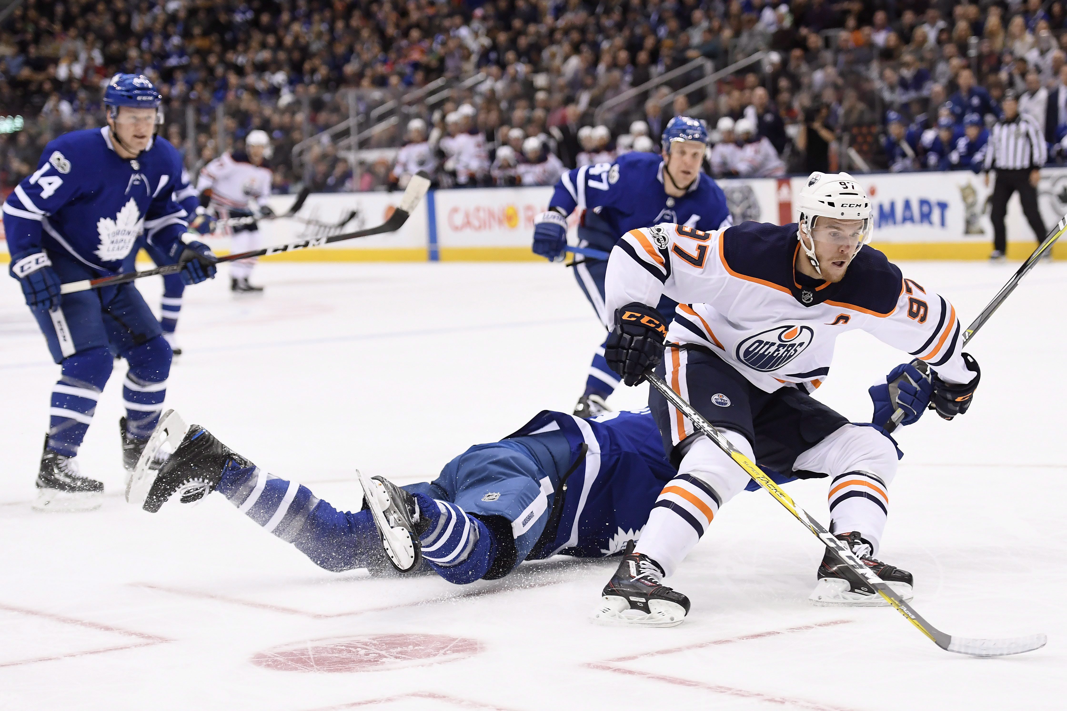 Edmonton Oilers fire 41 shots but can’t score in Toronto - Edmonton ...