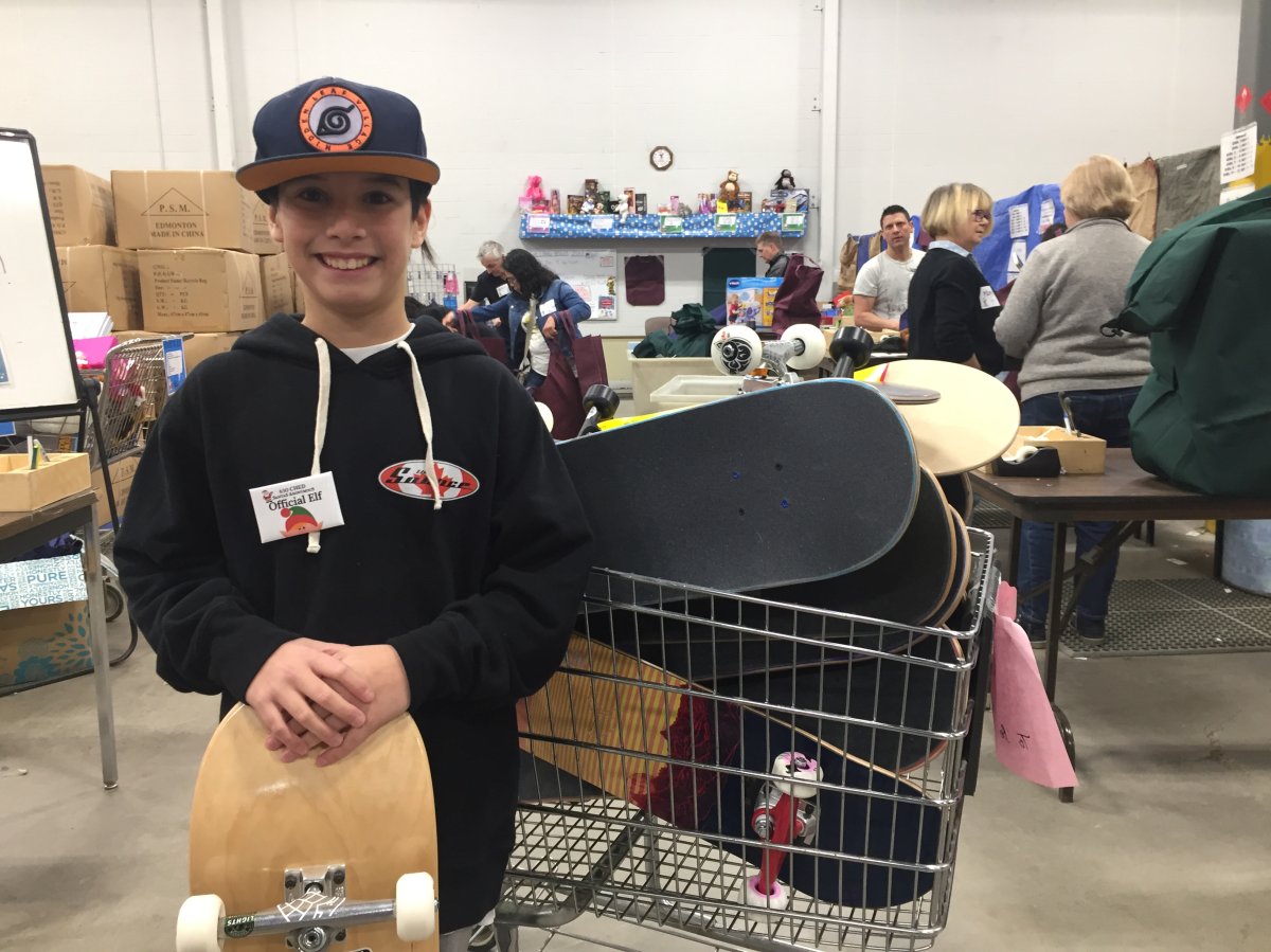 Edmonton boy makes skateboards each year for 630 CHED Santas Anonymous ...