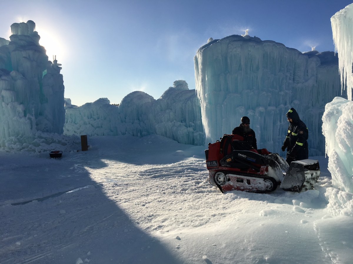 Edmonton’s Ice Castle opening delayed by December temperature roller ...