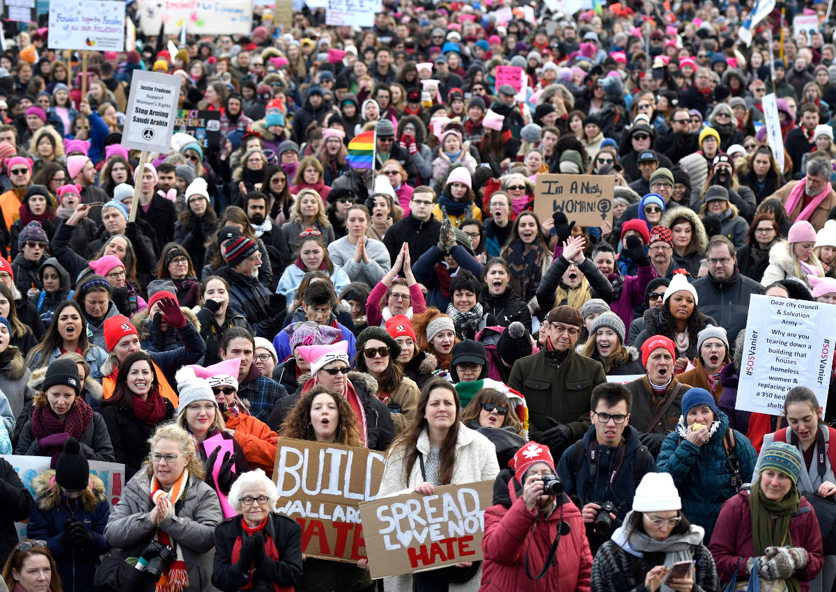 Photo Gallery: Across Canada, women march in solidarity - National ...