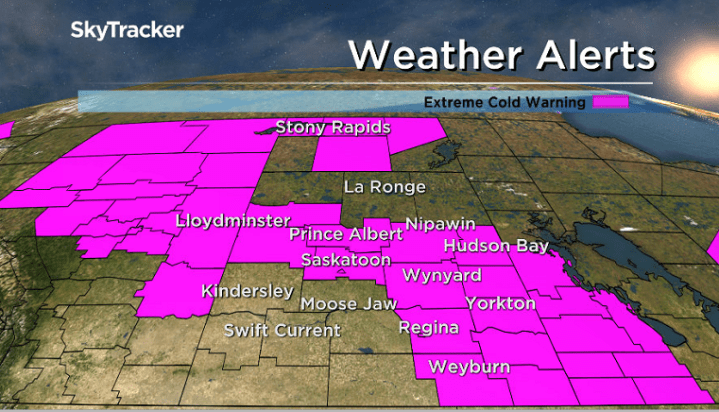 Saskatoon weather outlook: -40 wind chills slide in - Saskatoon ...