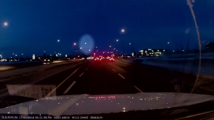 Dash-cam video shot in Edmonton area captures strange bright light ...