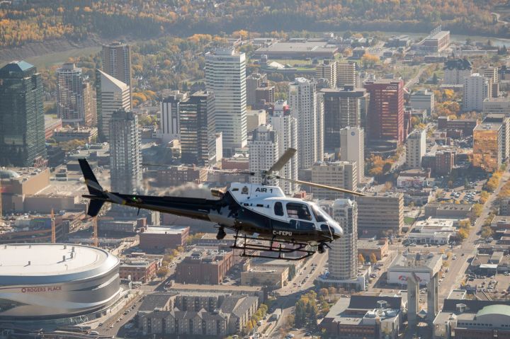Stronger, faster Air 1 helicopter unveiled by Edmonton Police Service ...