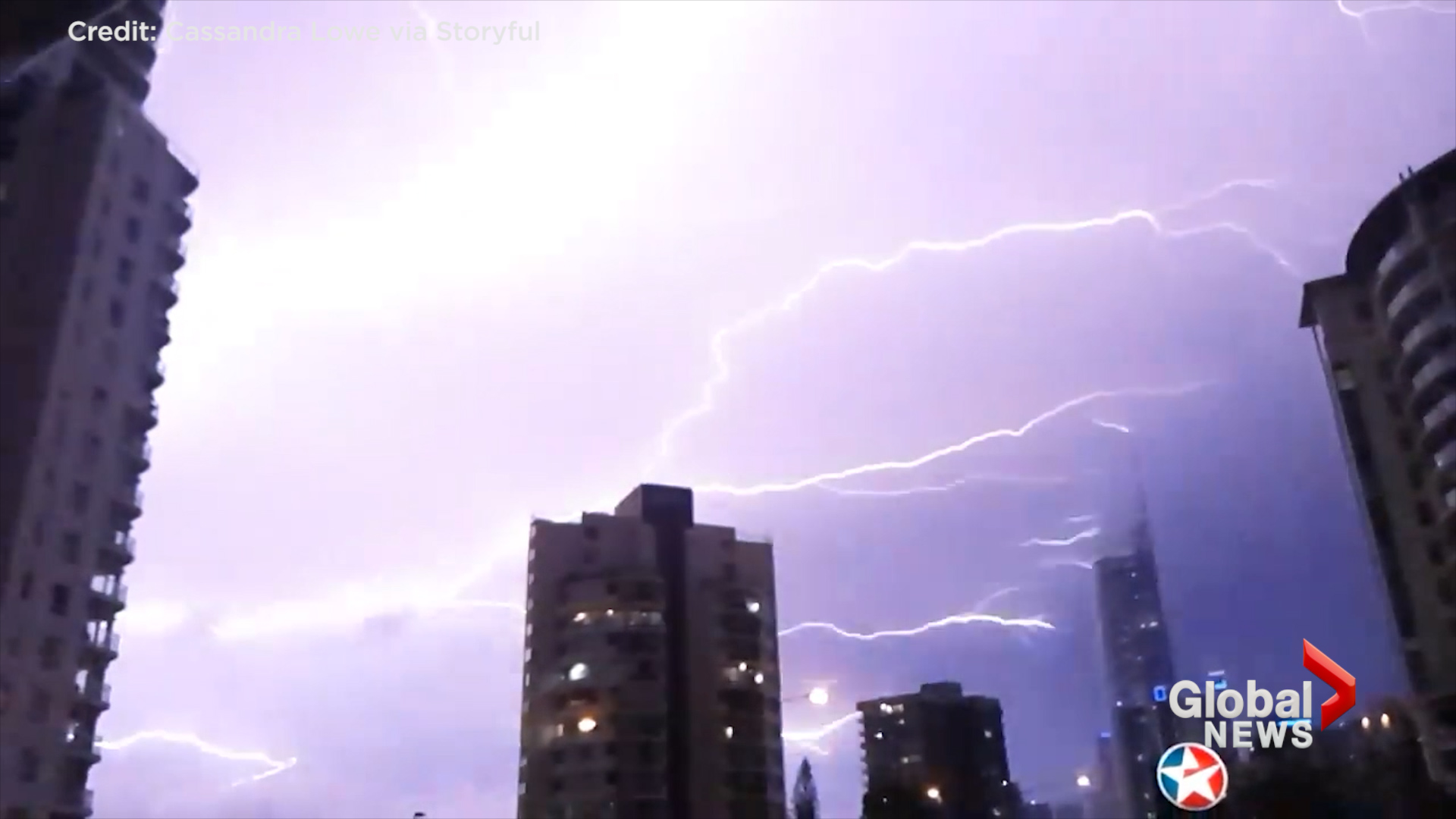 Spectacular lightning storm lights up Australian skies - National ...