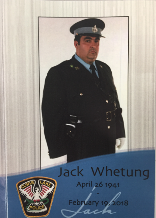 Curve Lake remembers Jack Whetung, community builder and policing ...