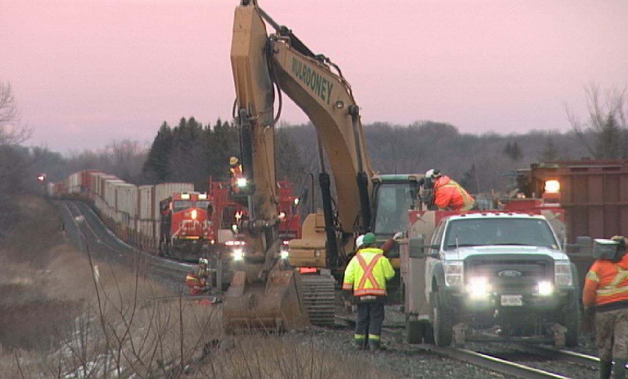 CN freight train derailment causes cancellations for VIA Rail ...