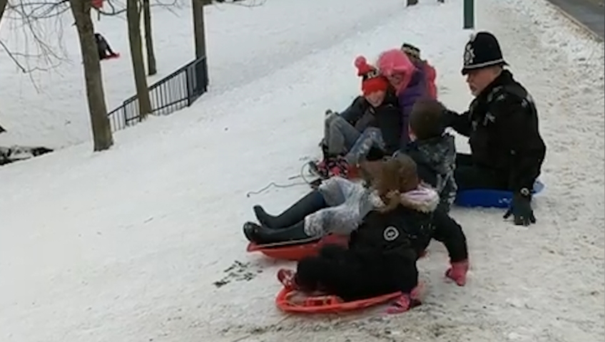 Police let their guard down as snowstorm sweeps across Europe ...