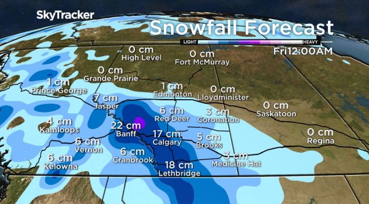Winter storm moves into Calgary Thursday - Calgary | Globalnews.ca