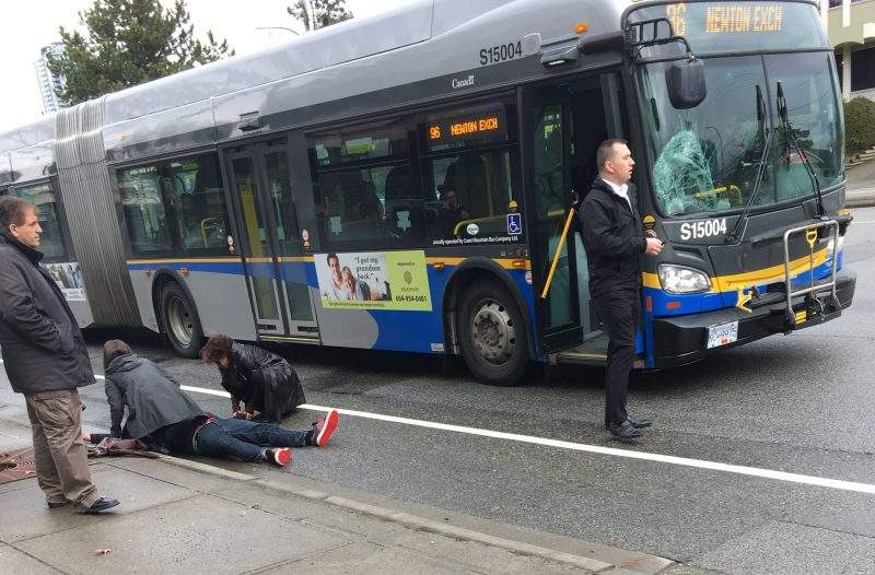 Man struck by transit bus near Surrey Memorial Hospital - BC ...