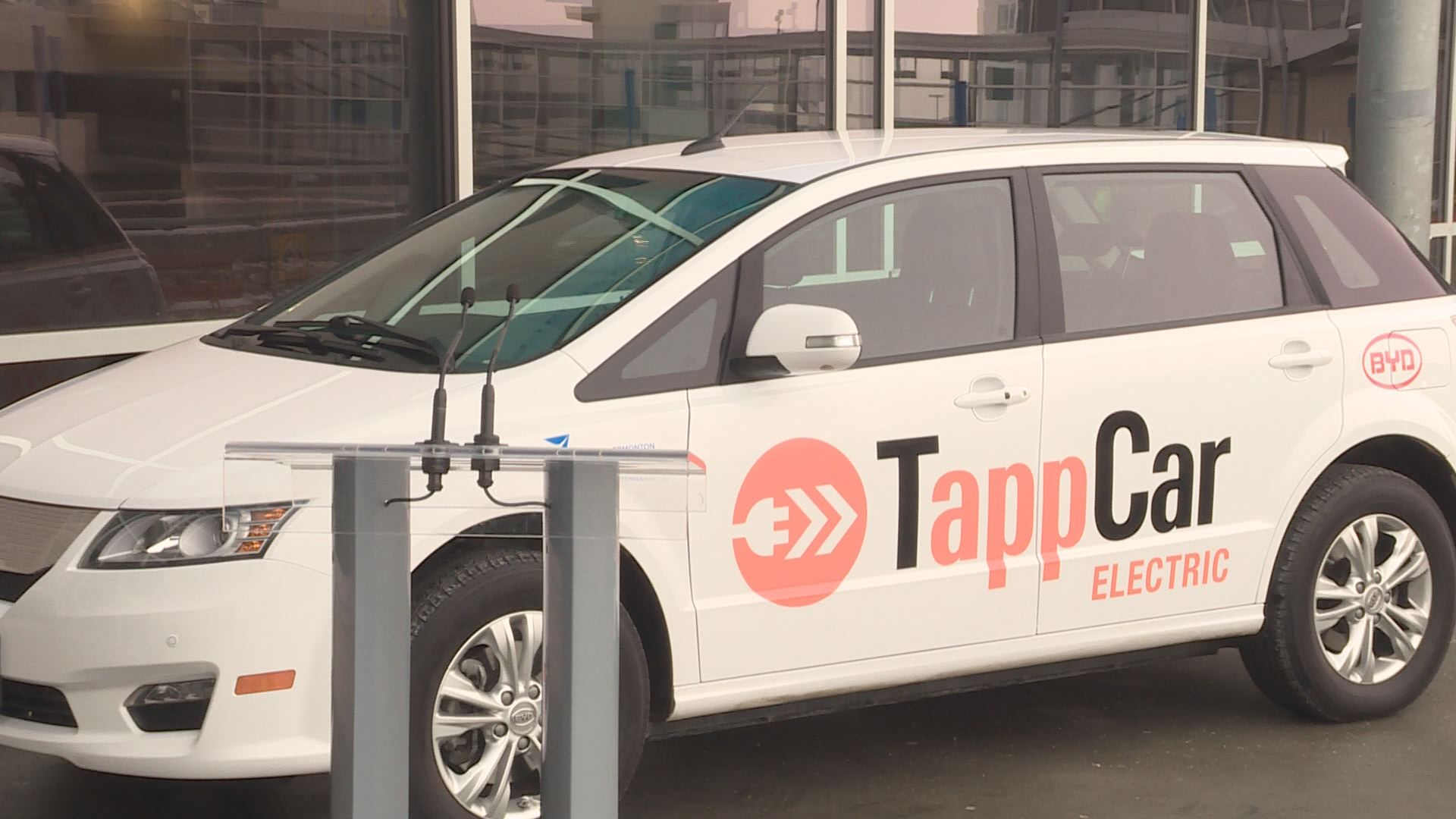 Ride-sharing company TappCar unveils electric fleet in Edmonton ...