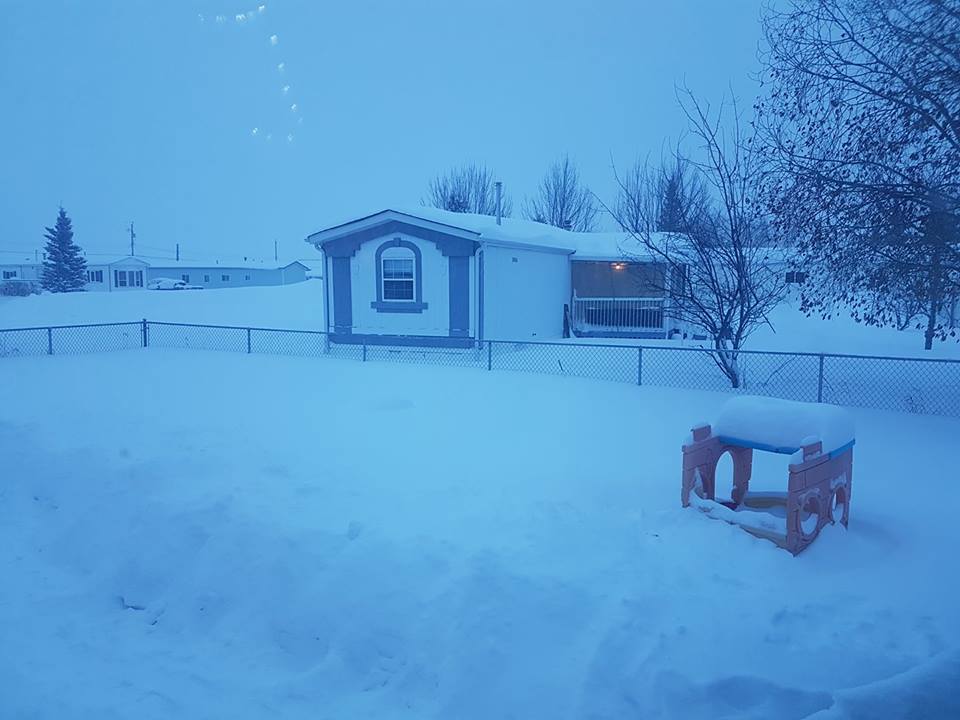 Fort St. John receives almost as much snow in 24 hours as the average ...