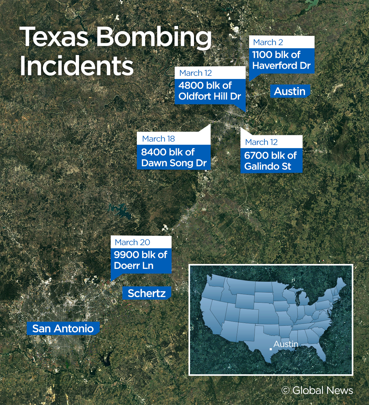 Suspected Austin serial bomber dead after detonating explosive device ...