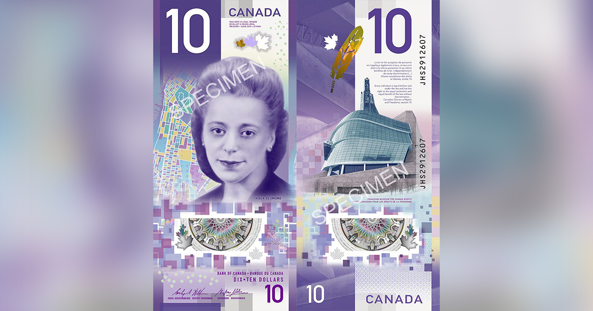 Civil rights activist Viola Desmond honoured with $10 bill, first ...