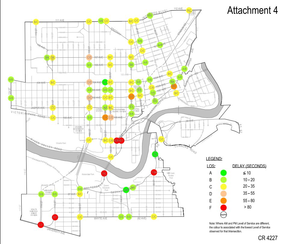 20 Edmonton intersections receive F grade for congestion - Edmonton ...