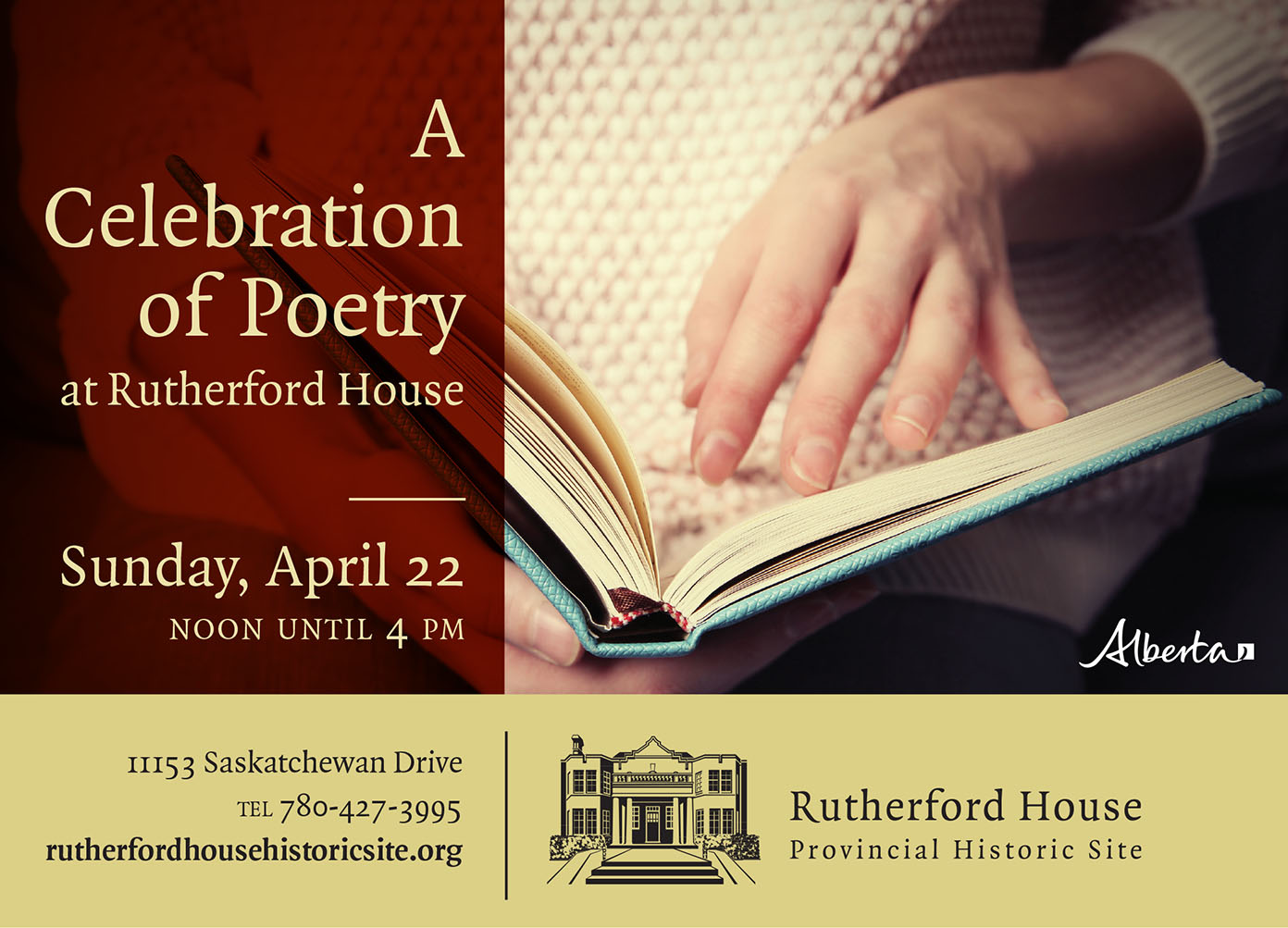A Celebration of Poetry! at Rutherford House - GlobalNews Events
