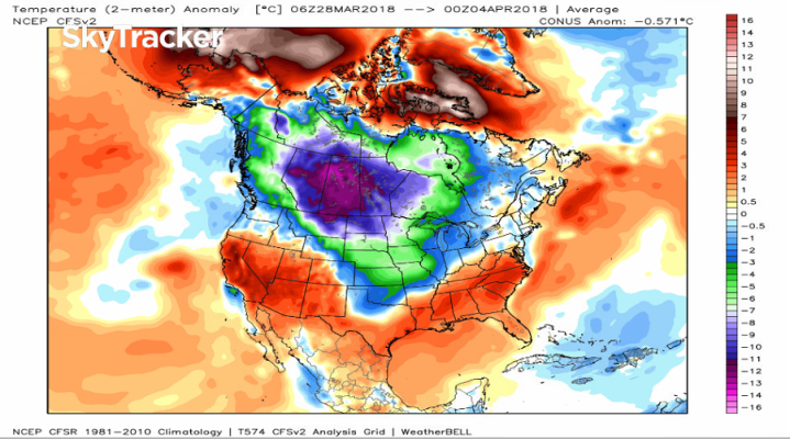 Saskatoon weather outlook: Sask. has coldest temperature anomalies on ...
