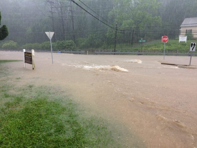 Video shows flash flood sweeping through Baltimore-area street after ...