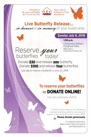 Live Butterfly Release for Palliative Care - GlobalNews Events