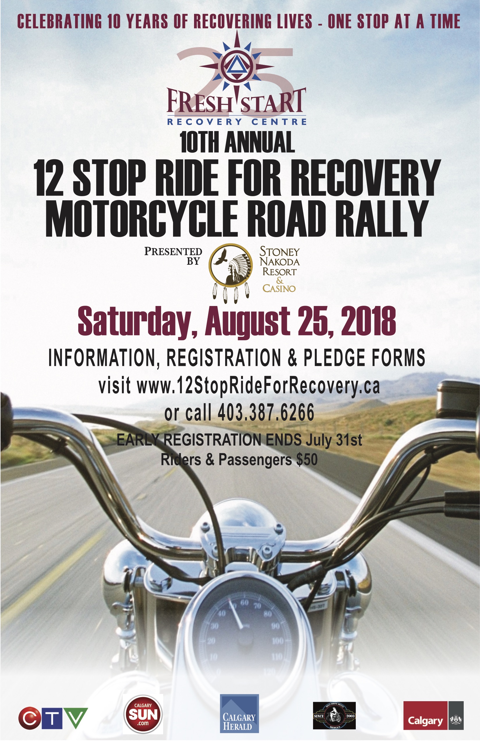 12 Stop Ride for Recovery Motorcycle Rally - GlobalNews Events