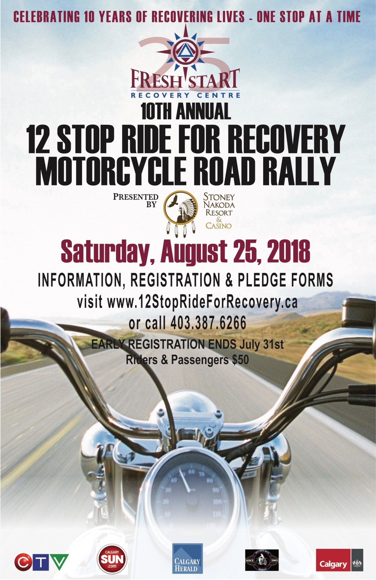 12 Stop Ride for Recovery Motorcycle Rally - GlobalNews Events