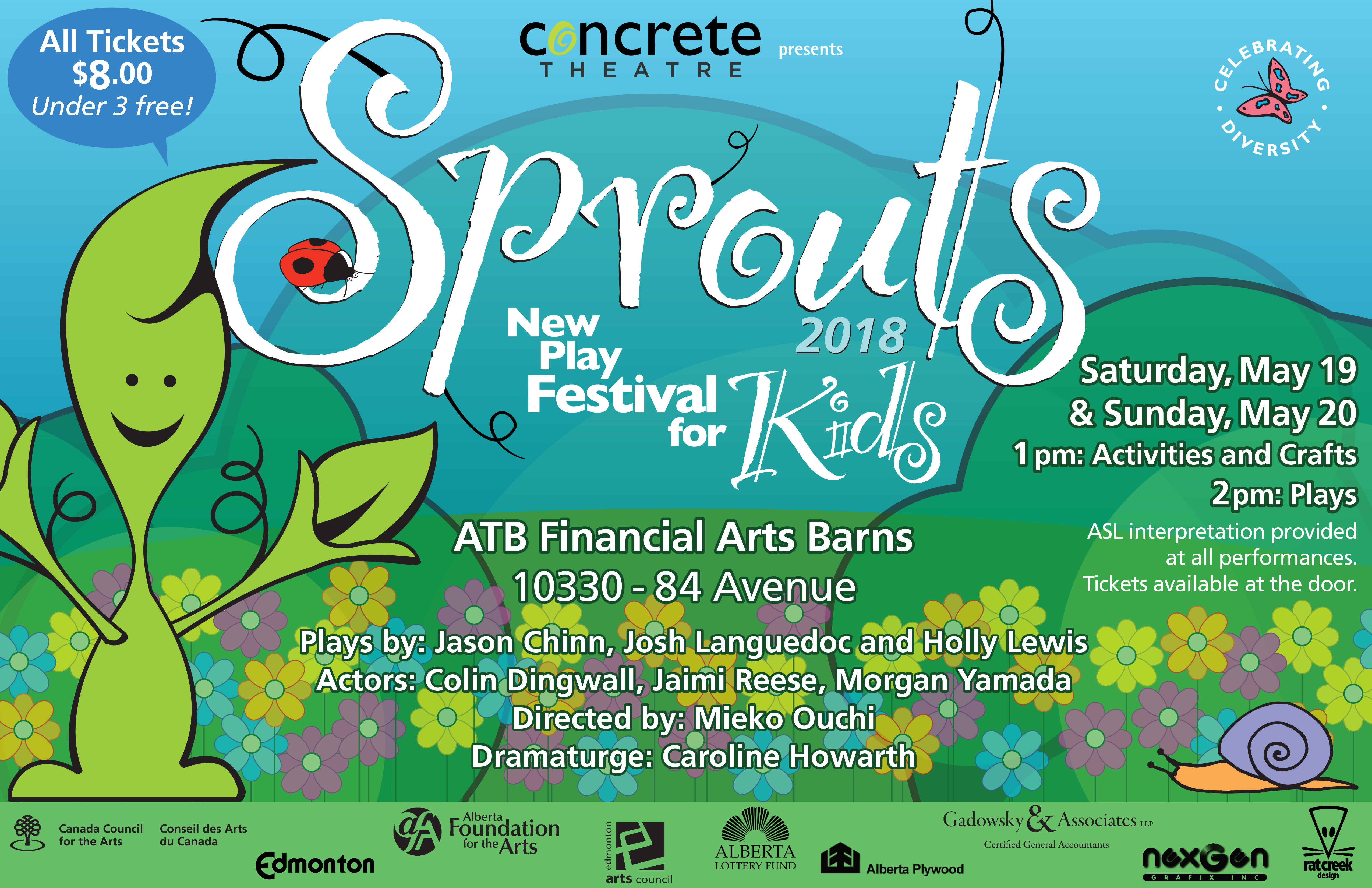 Sprouts 2018: New Play Festival for Kids - GlobalNews Events