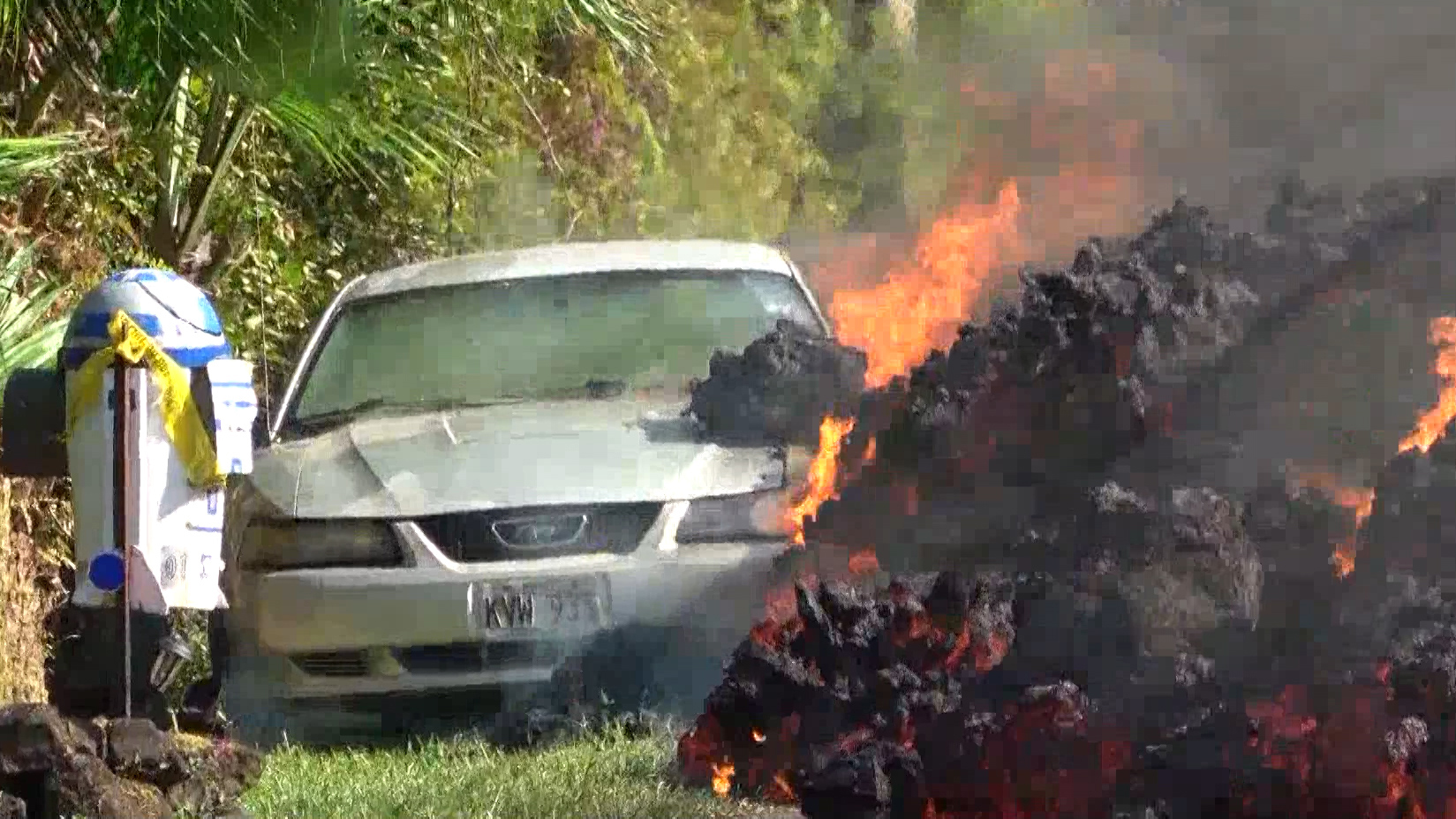 Volcano Lava Car