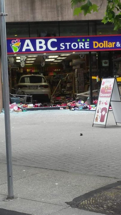 No serious injuries after SUV crashes into Vancouver dollar store - BC ...