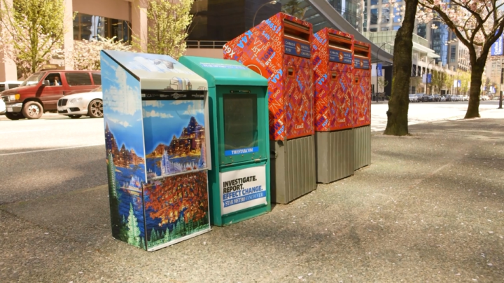 Out with the old and in with the used: old Vancouver news boxes turned ...