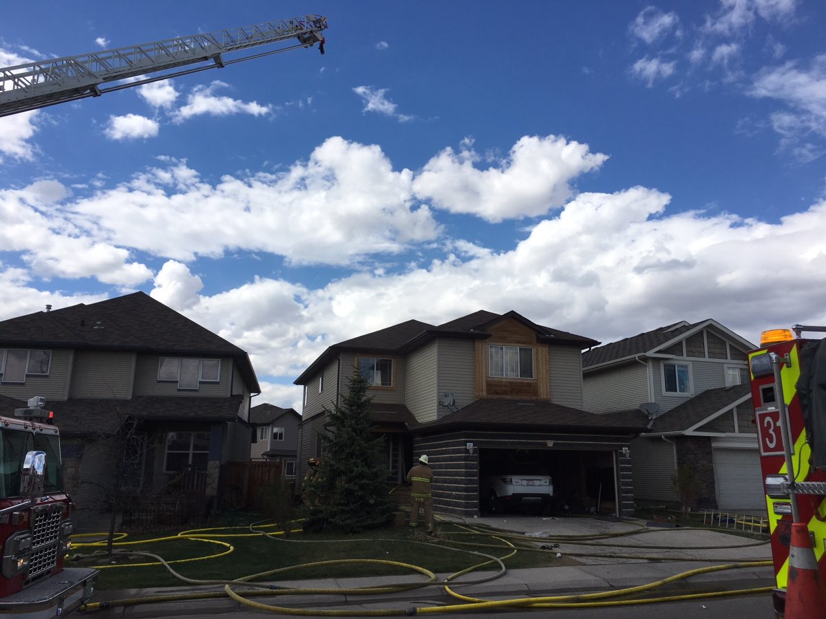 Calgary firefighters fight blaze at single-family home in Evanston ...