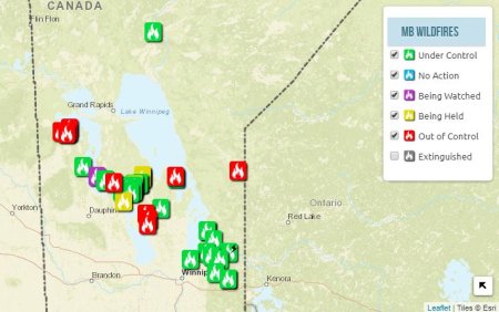 Northern Manitoba fire situation flares, southern areas under control ...