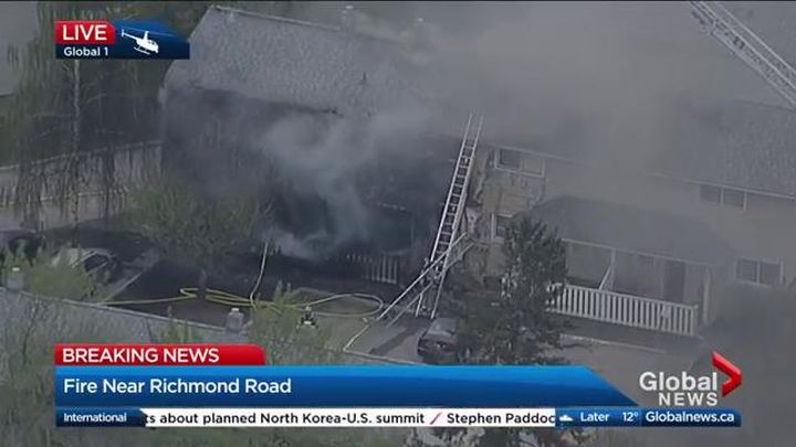 Fire crews battle 2-alarm blaze in southwest Calgary - Calgary ...