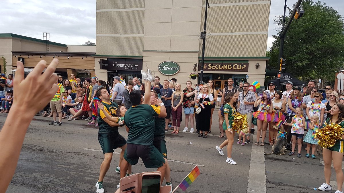 Edmonton Pride Parade continues after being stopped by demonstrators ...