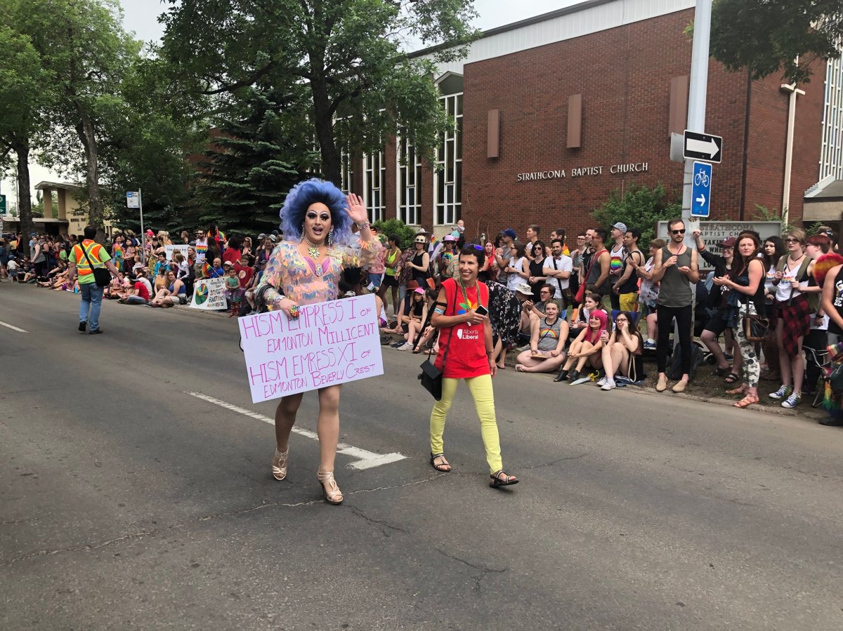 Edmonton Pride Parade continues after being stopped by demonstrators ...