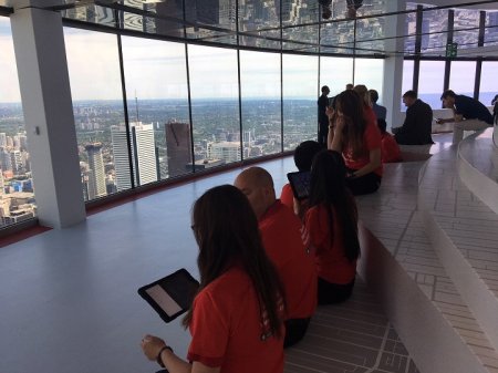 CN Tower unveils its biggest renovation for 42nd birthday - Toronto ...