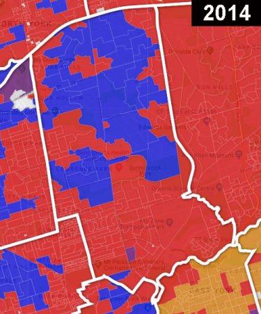 Ontario’s startling election in eight before-and-after maps | Globalnews.ca